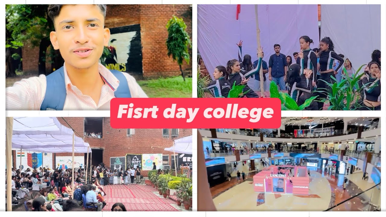 First day college vlog 😍😁 ️😎 ( sirsiya vlogs ) - YouTube