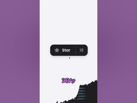 Animated Star Rating Button⭐ | #html #css #coding #website #animation #trending #viral #coding ...
