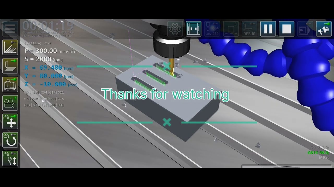 sloating in vmc machine || #autocad #design #vmc - YouTube