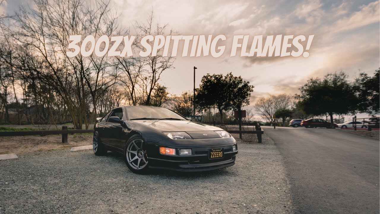 300zx Gets full race exhaust - YouTube