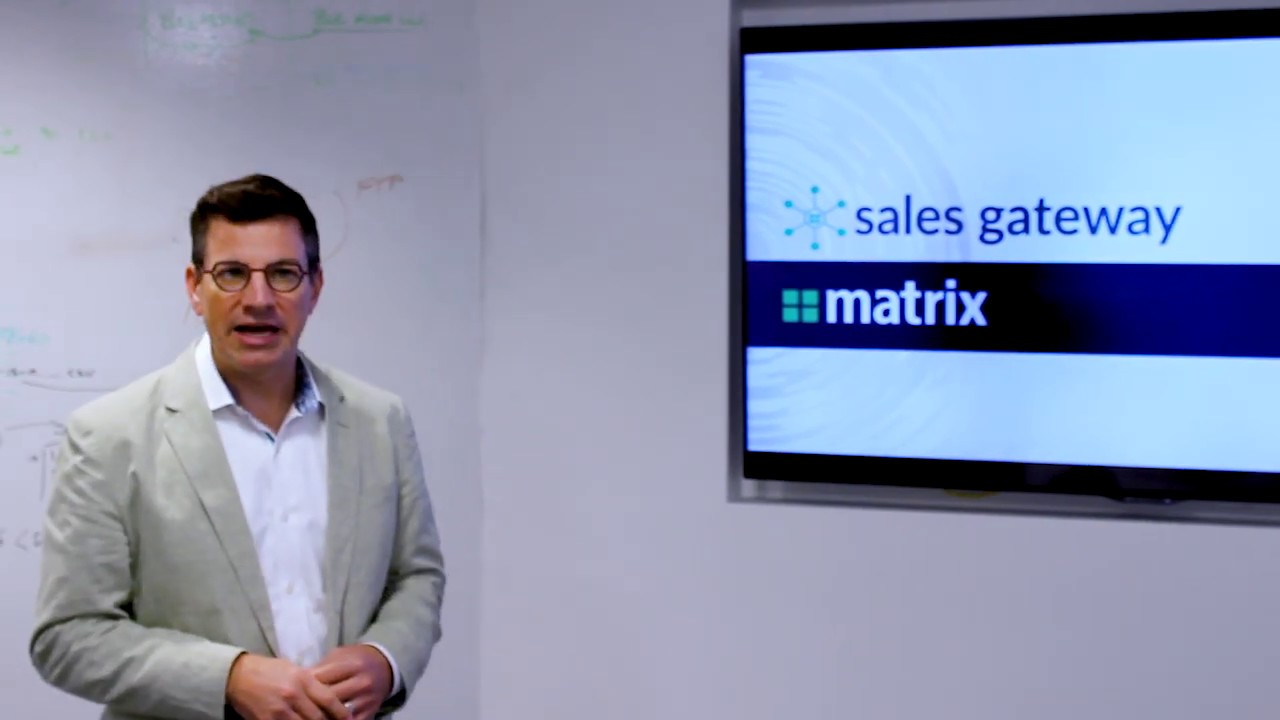 Matrix CEO Update: Matrix Sales Gateway Announcement - YouTube