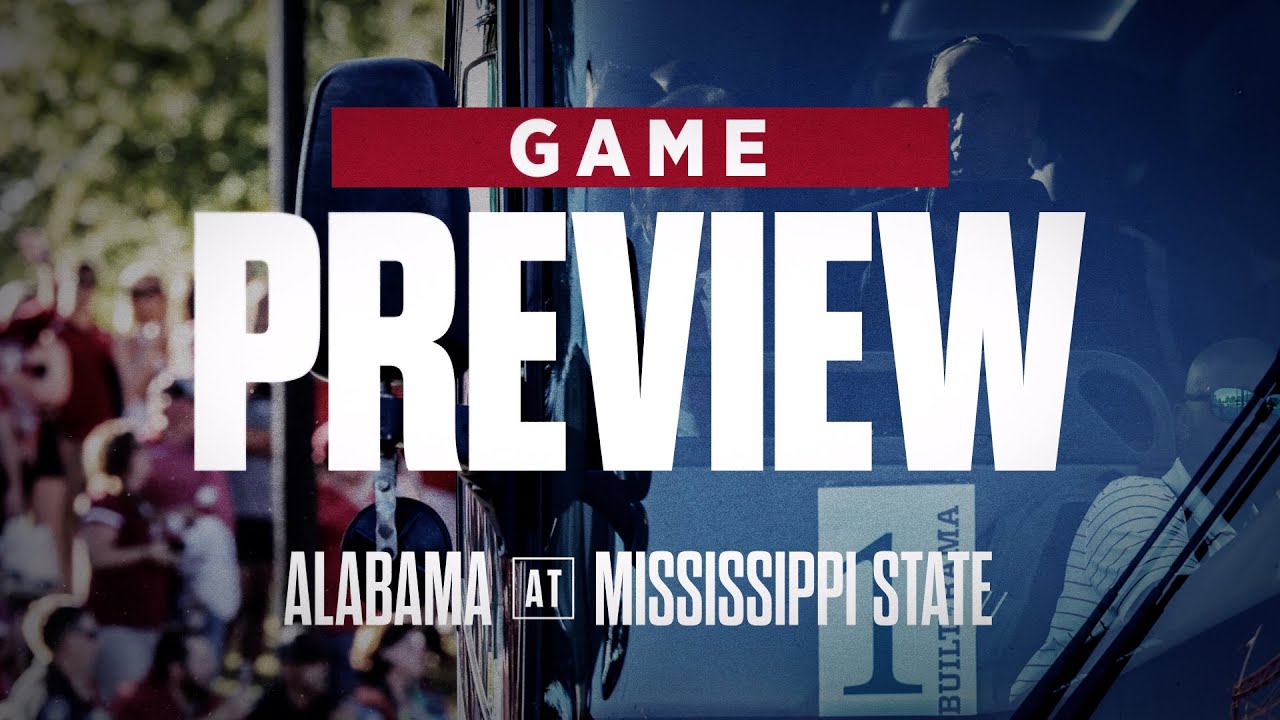 Alabama Football Game Preview: Mississippi State - YouTube