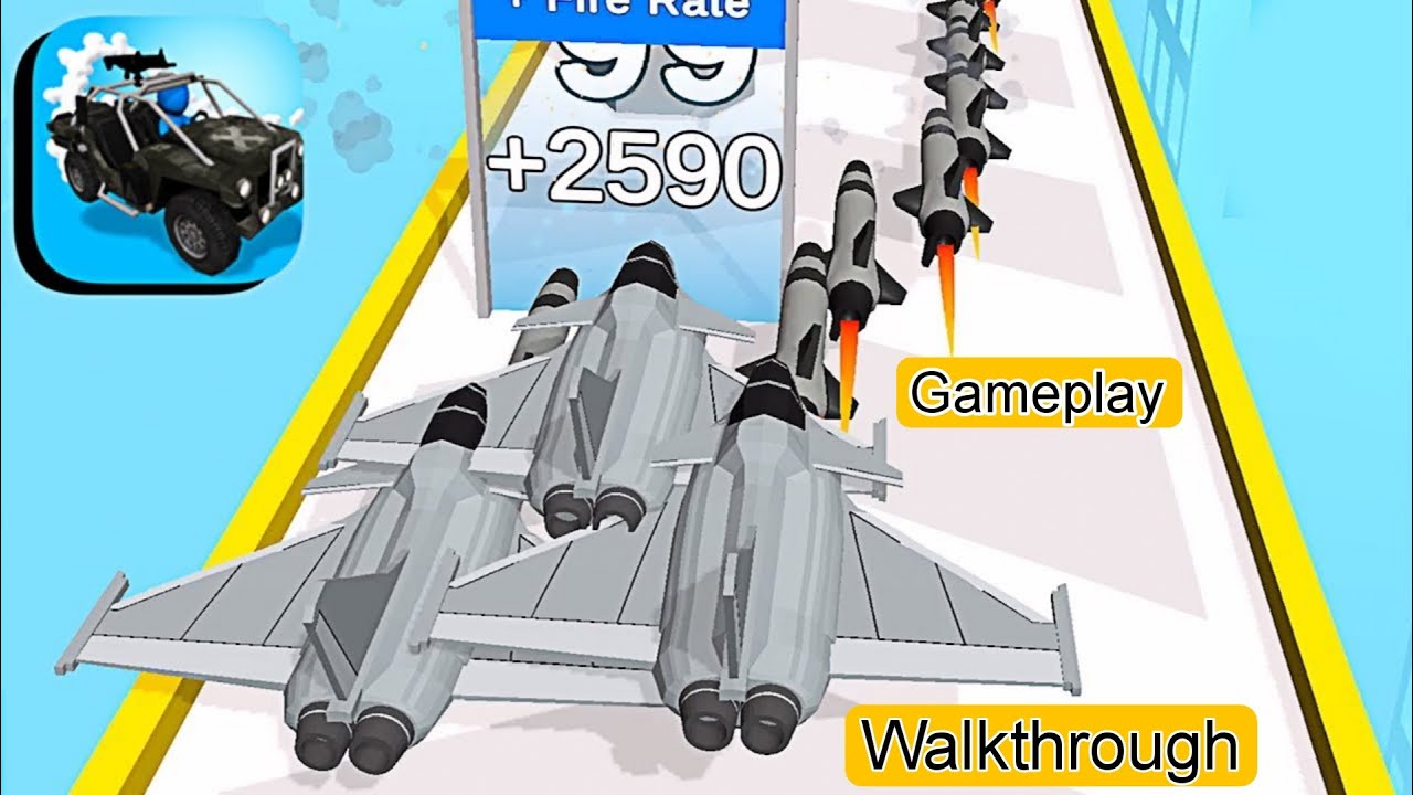 Rush Army - All Levels Gameplay - Walkthrough Android ios (Levels1-4 ...