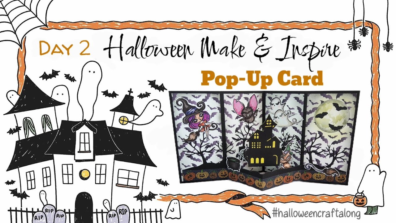 Pop-Up Card | Halloween Collab | Halloween Make & Inspire # ...