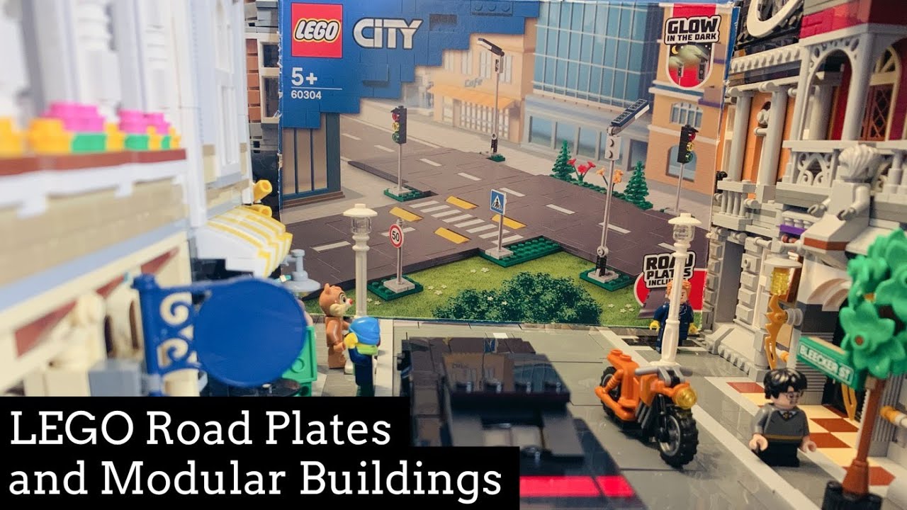 New LEGO Road Plate and Modular Buildings - YouTube