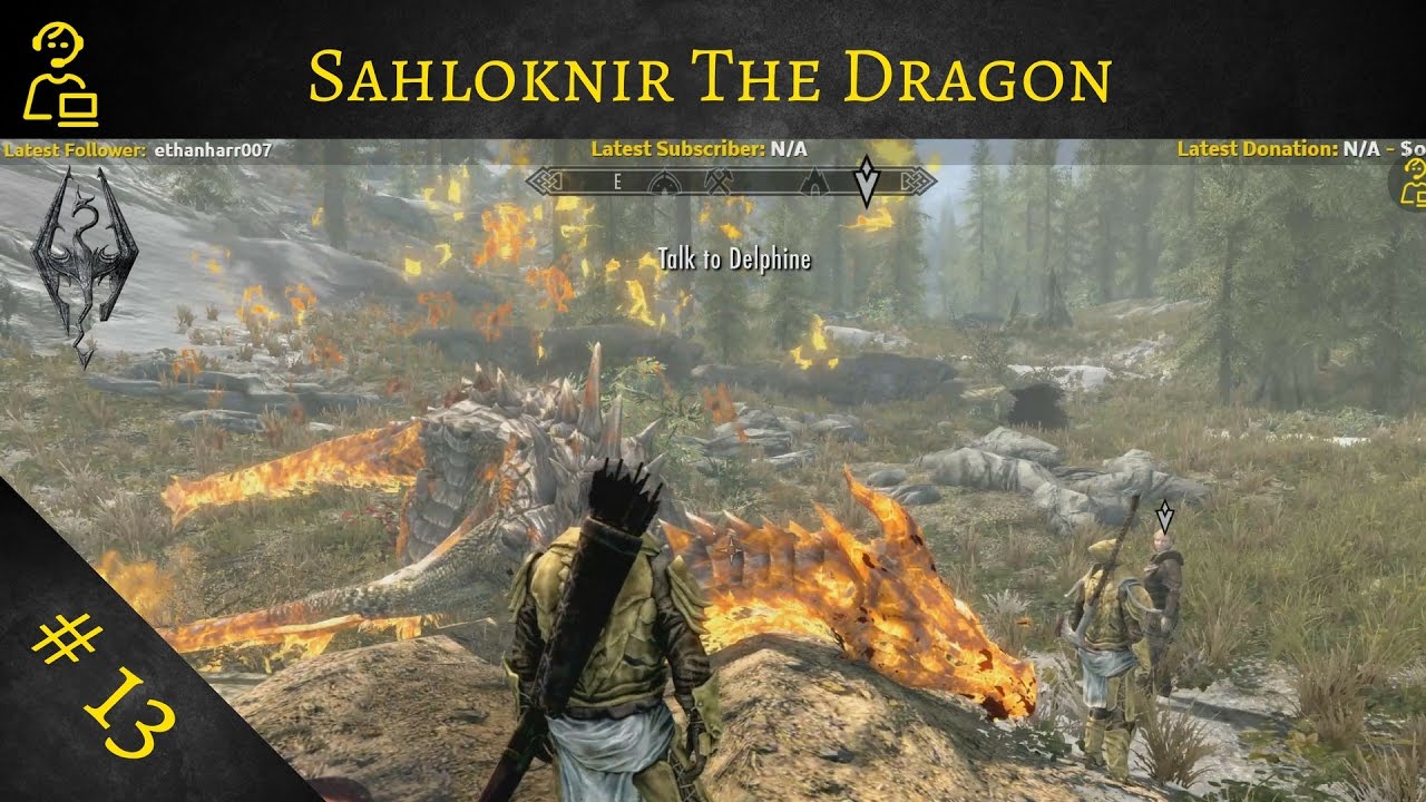 Skyrim Special Edition - Let’s Play - EP 13 - How to kill Sahloknir The ...