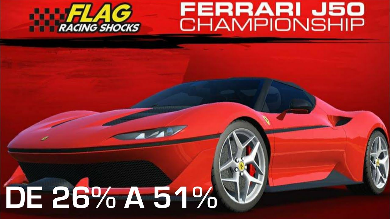 Real Racing 3 - Choques de Corrida de Bandeira - Ferrari J50 - De 26% a ...