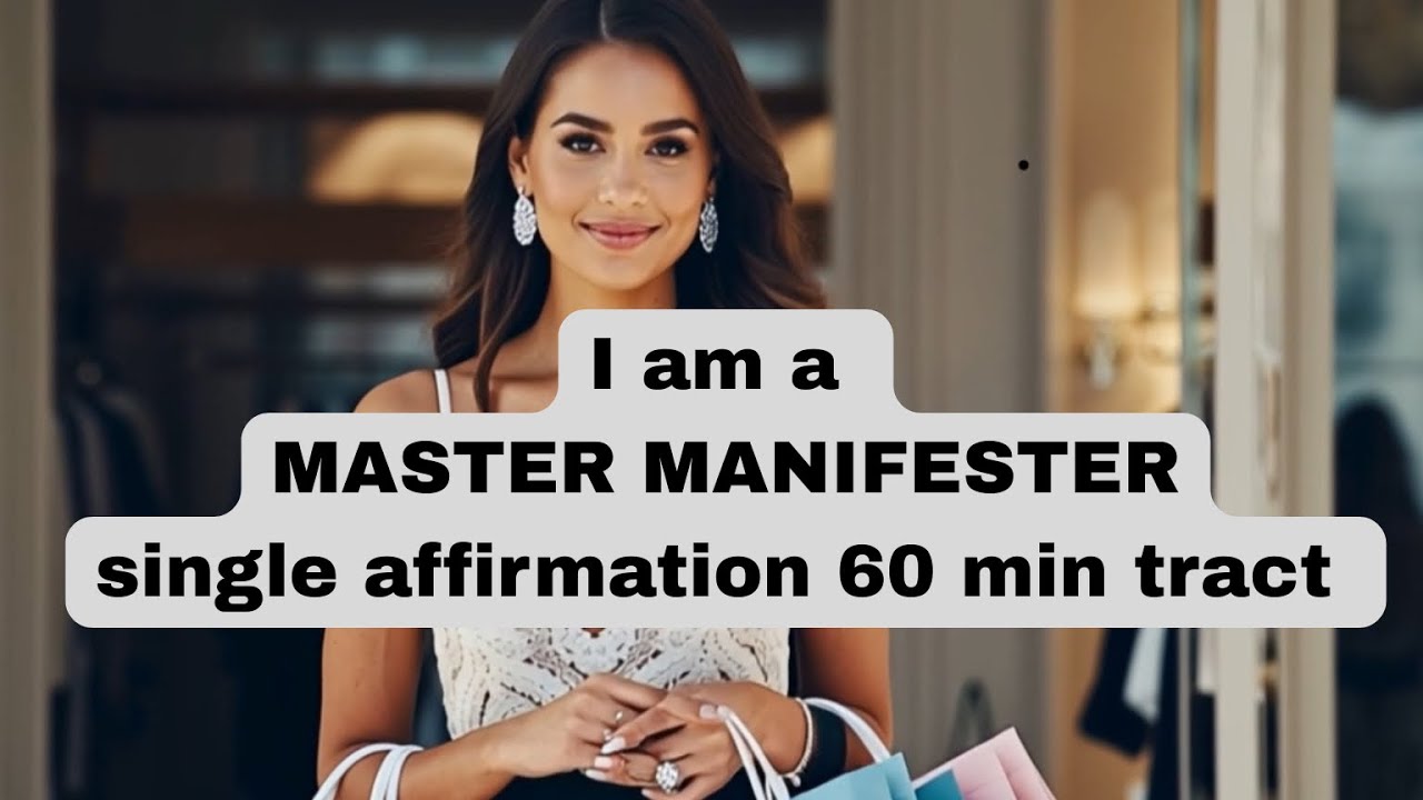 I Am A Master Manifester • Single Affirmation Subliminal • 60 Minutes ...