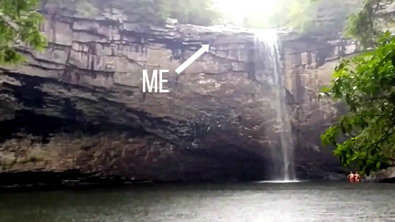 Foster Falls Cliff Dive - YouTube