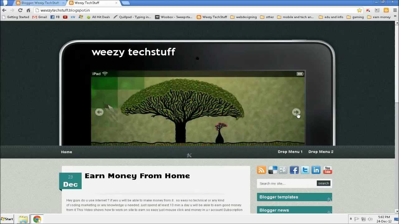 How To Add Template To Blog blogger YouTube How To Add Template To Blog blogger YouTube