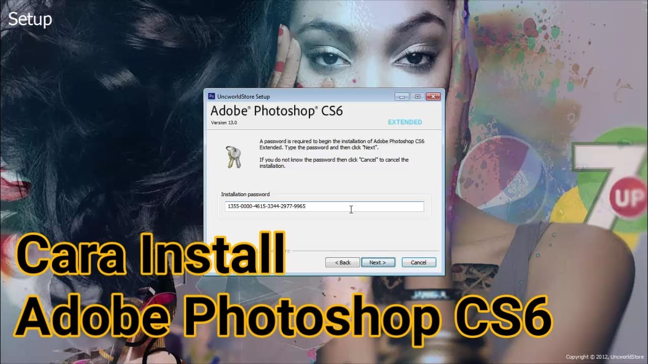 Cara Install Adobe Photoshop CS6 - YouTube