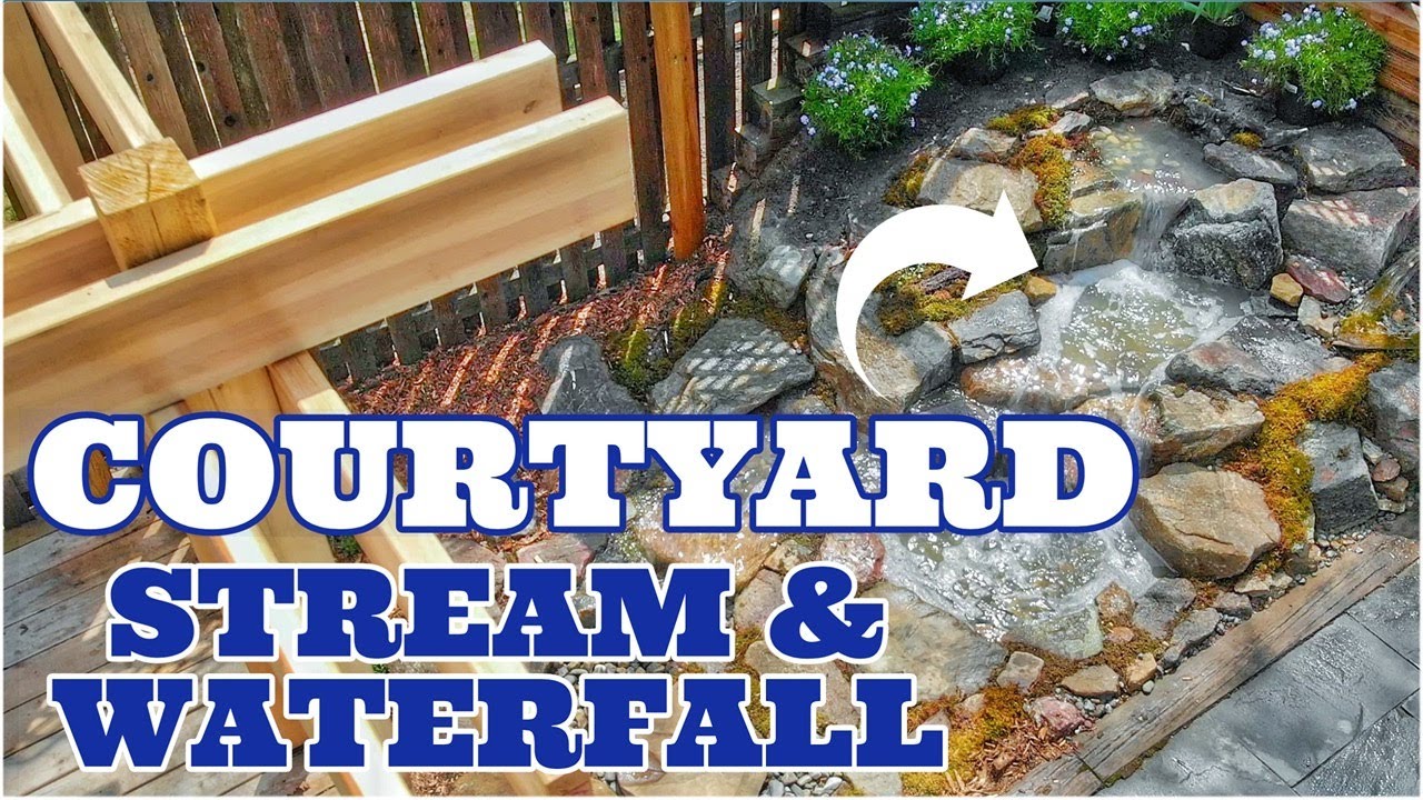 PATIO FALLS | Small Space Waterfall - YouTube