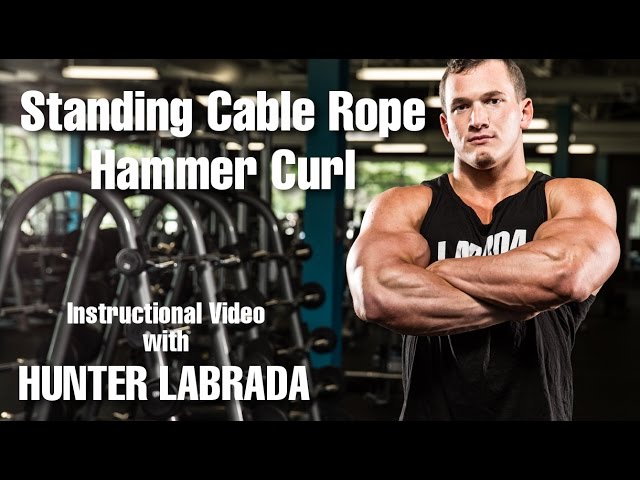 Cable Rope Hammer Curl