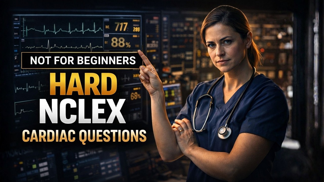 50 NCLEX Cardiac Questions You Will See on Test Day #2026 #education # ...