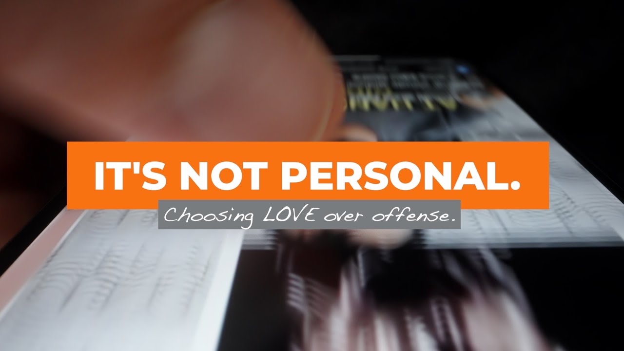 It's Not Personal // Lesson 3 - YouTube