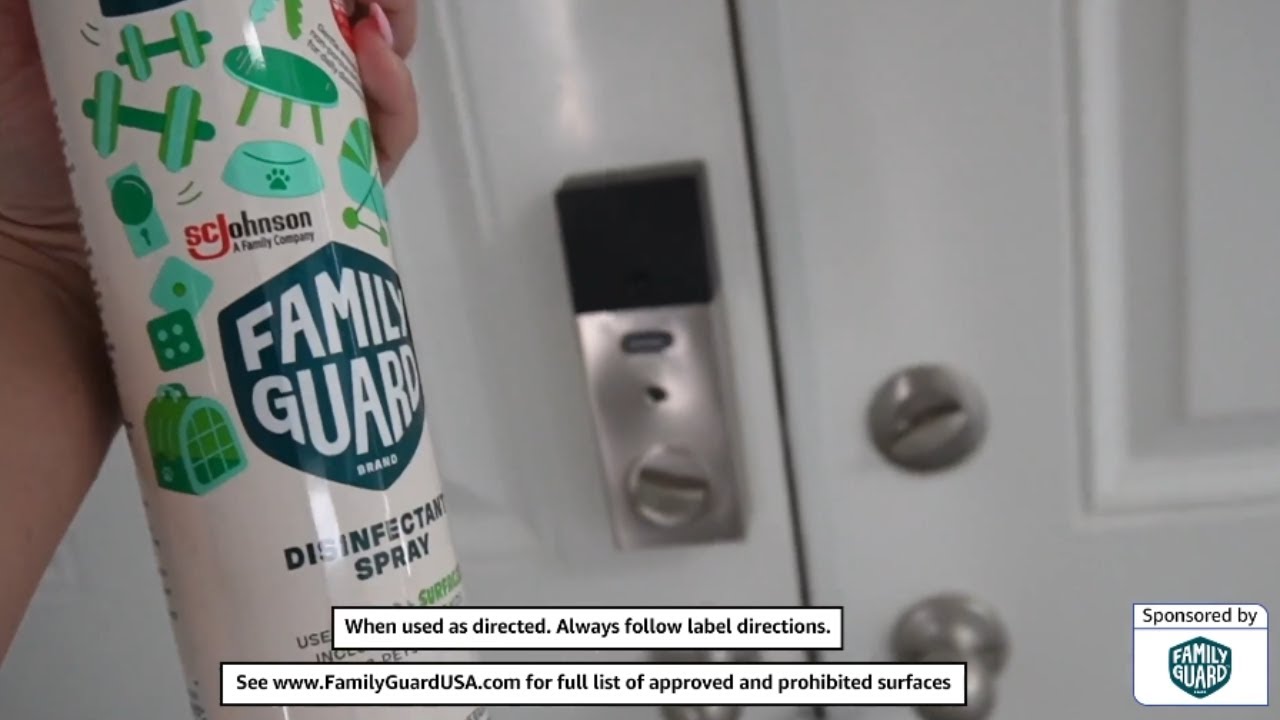 REVIEW Family Guard Disinfectant Spray Aerosol Fresh Scent - YouTube