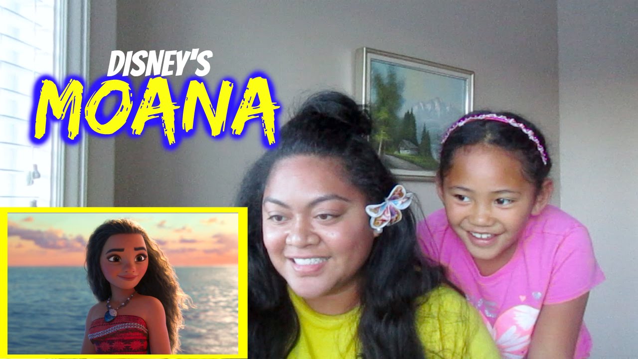 DISNEY'S MOANA part 1 TEASER TRAILER REACTION! - YouTube