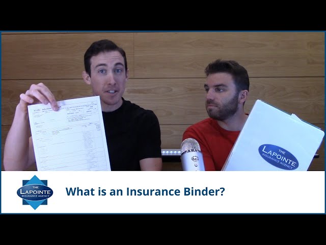 Binders Insurance