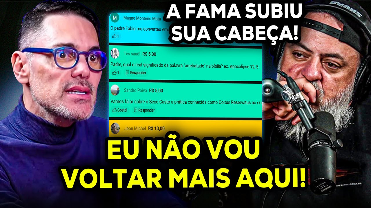 PADRE FÁBIO MARINHO RESPONDE À GALERA DO CHAT E ENTRA EM TRETA COM ...