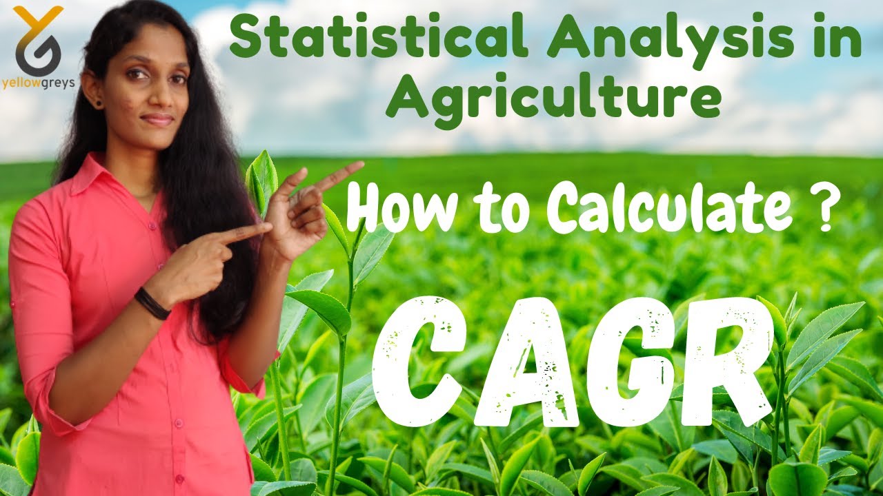 How to Calculate CAGR | Statistical Analysis in Agriculture ...