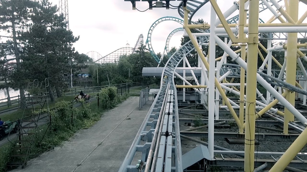 Motocoaster Front Seat POV Six Flags Darien Lake - YouTube