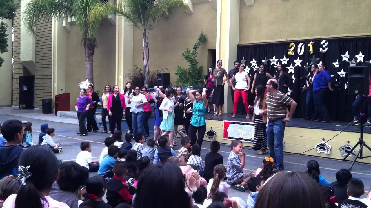 OCEAA Teachers at morning assembly 2013 - YouTube