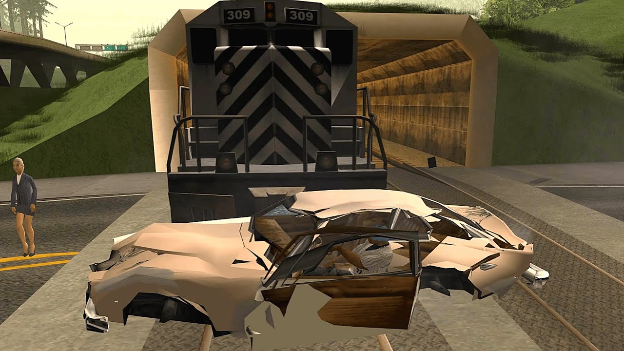 GTA: San Andreas [PC] Crazy Trains Mod 4 + Vehicle Deformation (CLEO ...