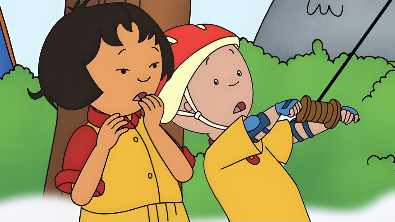 La Nueva Cometa de Sarah | Caillou Clásicos | Caillou en Español Castellano - YouTube