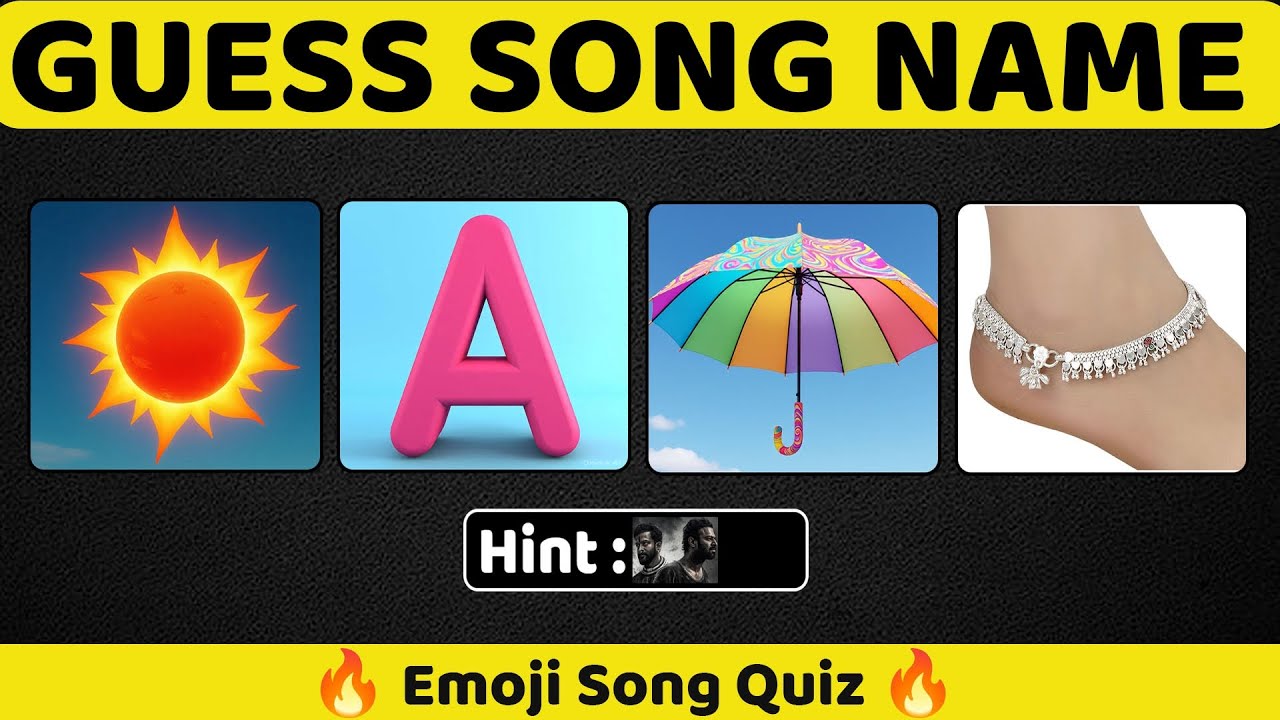 Guess Song Name by Emoji Quiz | Guess Song Title By Emoji | Emoji Song ...