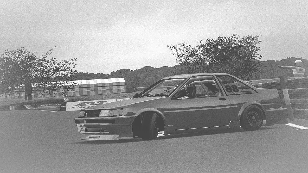 LFS: F20C Levin AE86 RAW Footage @ Bihoku Highlands - YouTube
