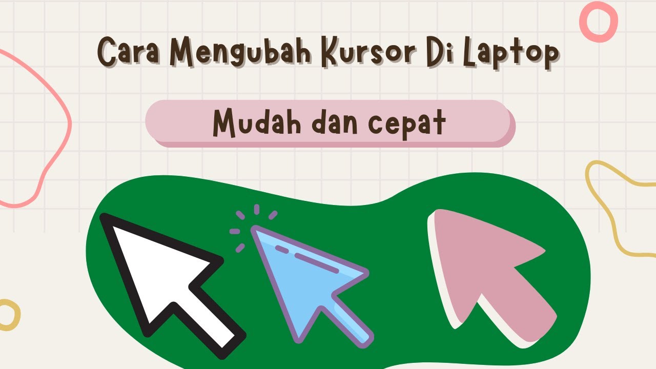 Cara Mengganti Cursor mouse windows 10 pada komputer atau laptop - EDU TECHNOLOGY - YouTube