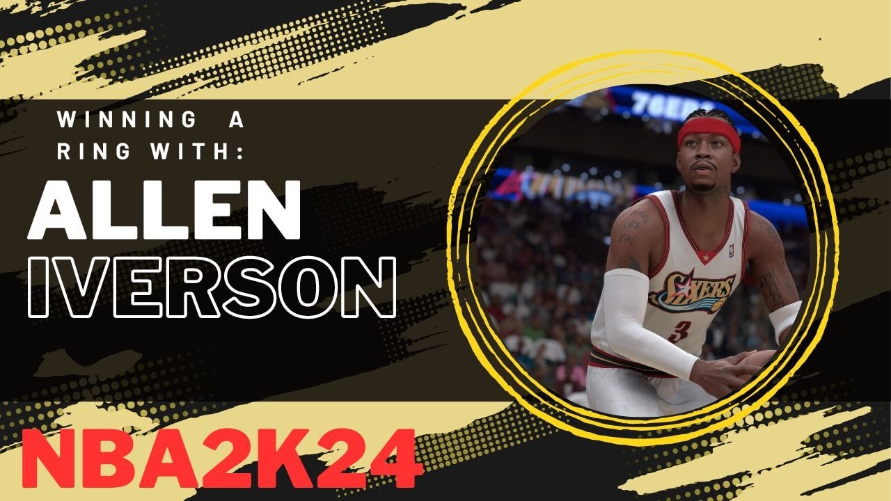 WINNING A RING WITH ALLEN IVERSON NBA2k24 - YouTube