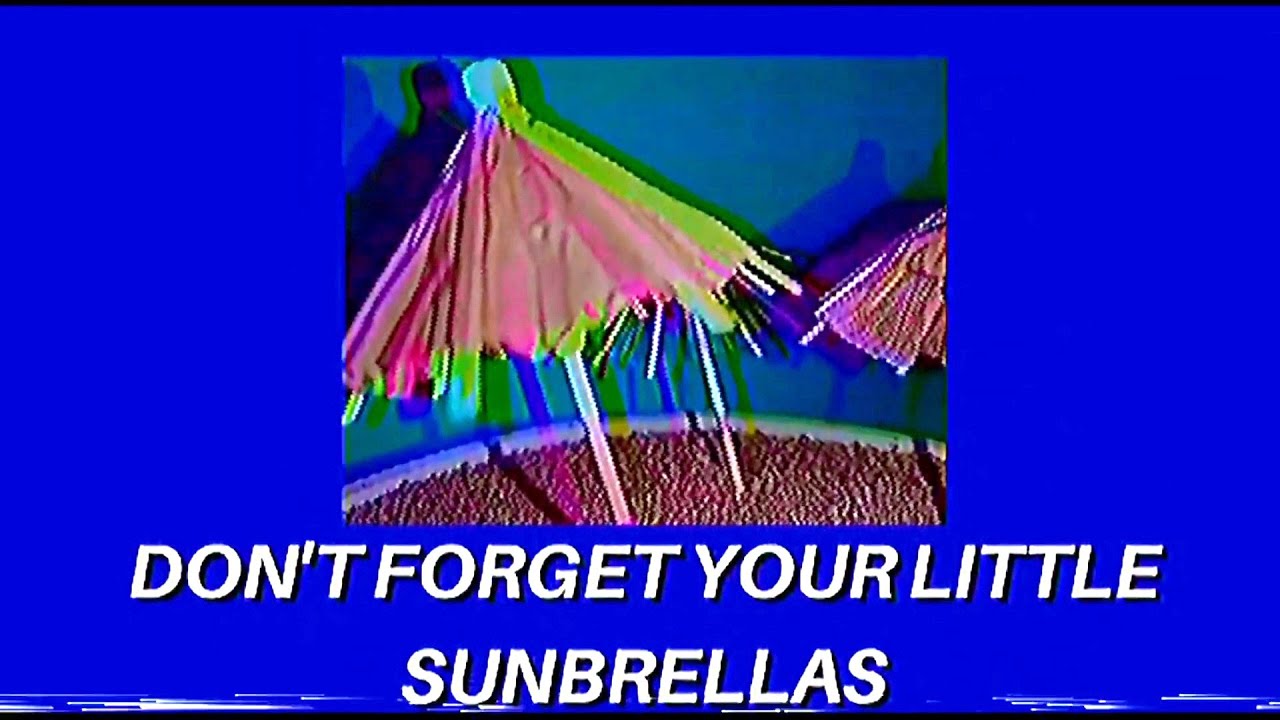 Don't forget your little Sunbrellas - YouTube