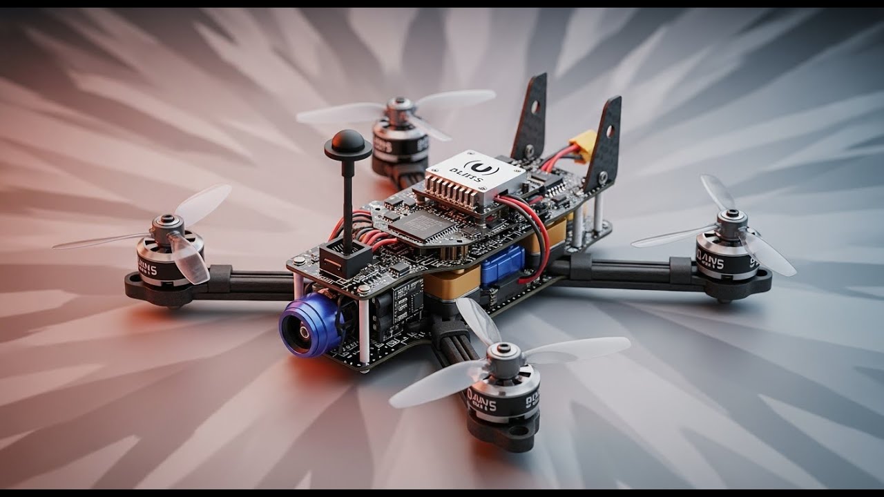 Make ur first drone frame on fusion 360 - YouTube
