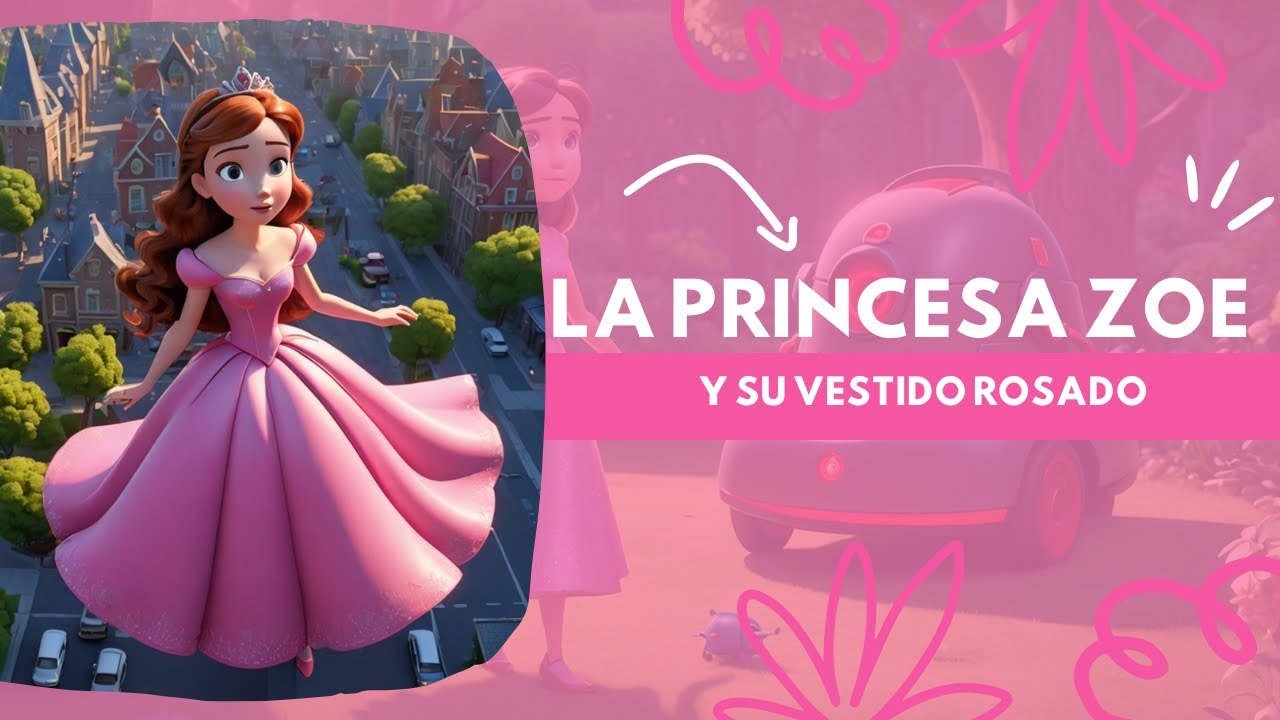 LA PRINCESA ZOE Y SU VESTIDO ROSADO - YouTube