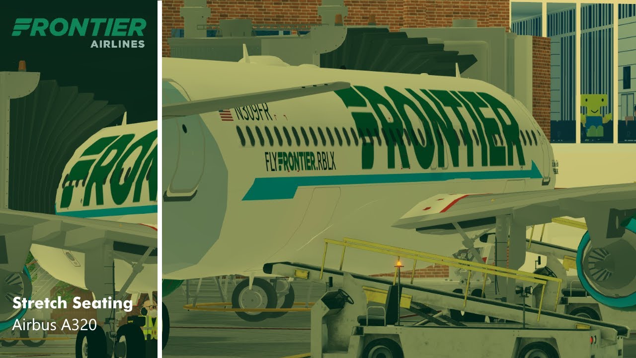 ROBLOX | Frontier Airlines Roblox A320-200 Knoxville to Orlando - YouTube