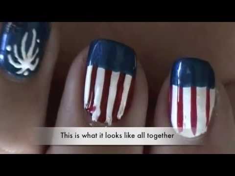 Fourth of July nails