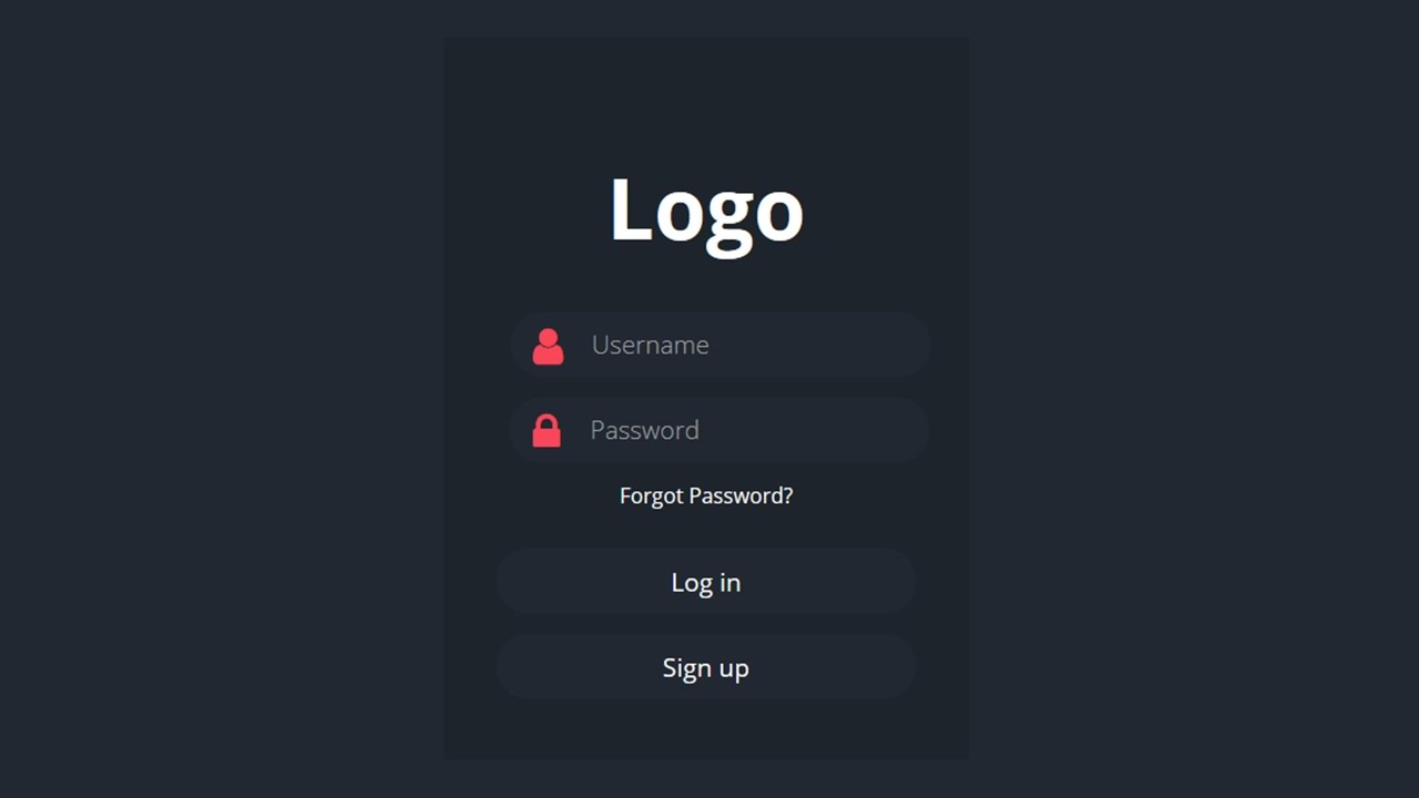 Create Form Login With HTML | CSS | JAQUERY PART 1 - YouTube