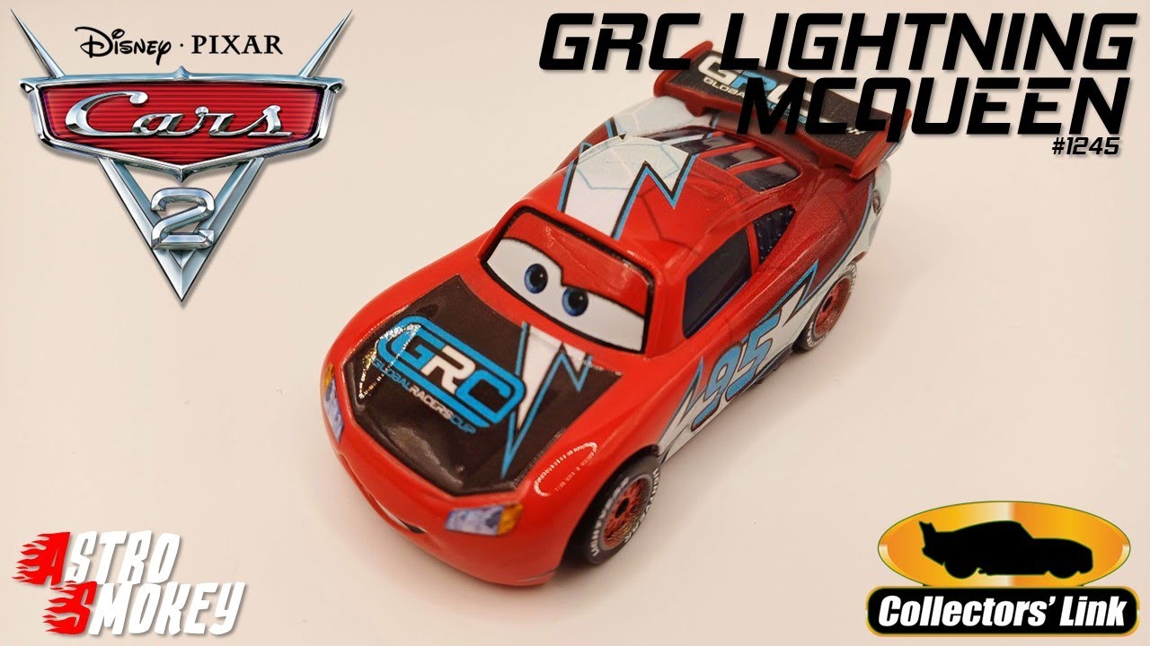 Mattel Disney/Pixar Cars GRC Lightning McQueen (World Grand Prix Racer ...
