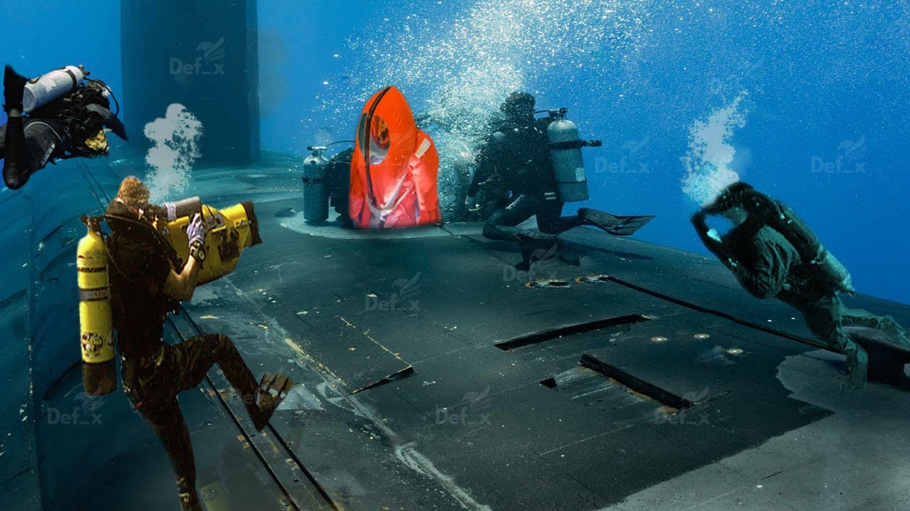 U.S. Navy & NATO • Skilled Divers Rescue Trapped Submarine Crew from ...
