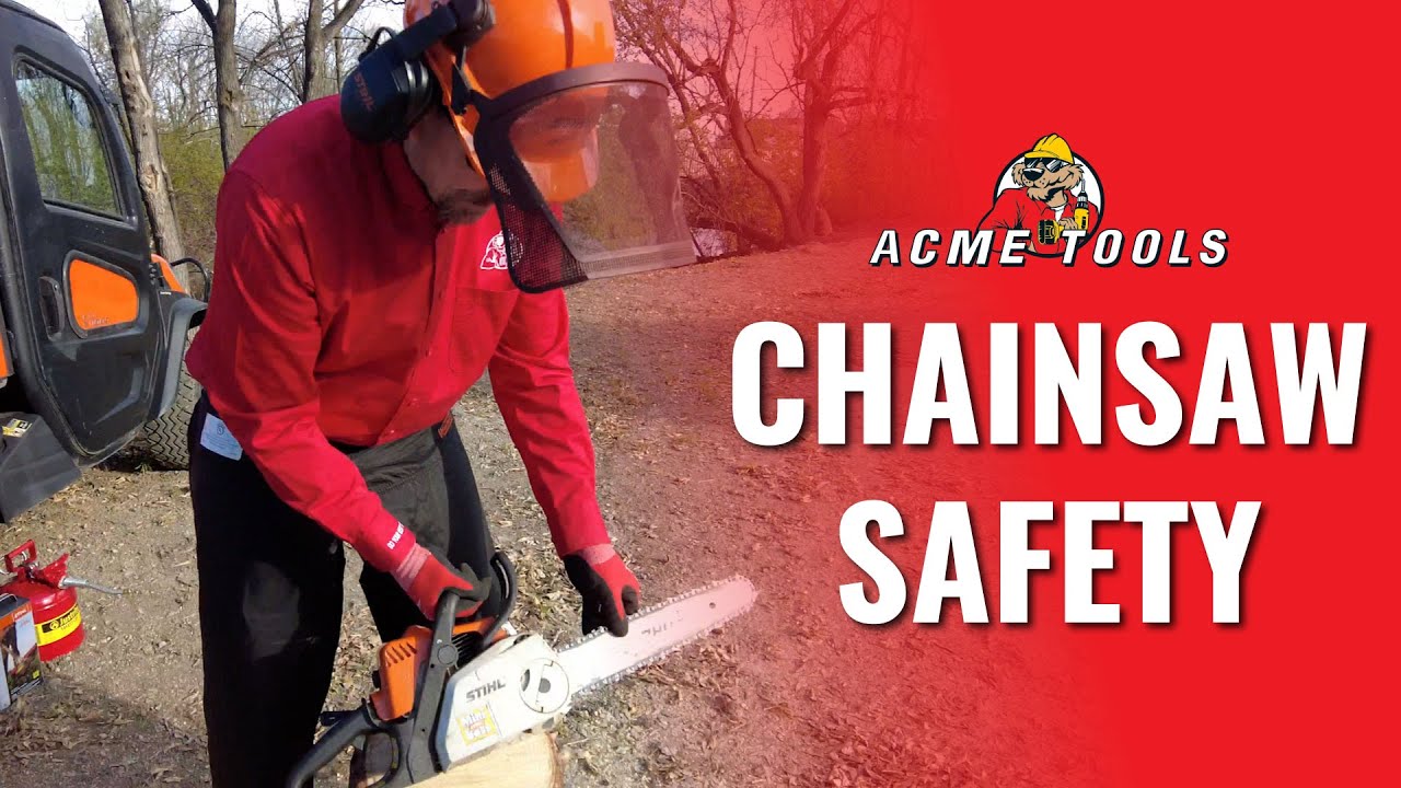 HOW TO: Chainsaw and Outdoor Power Equipment Safety 101 - YouTube