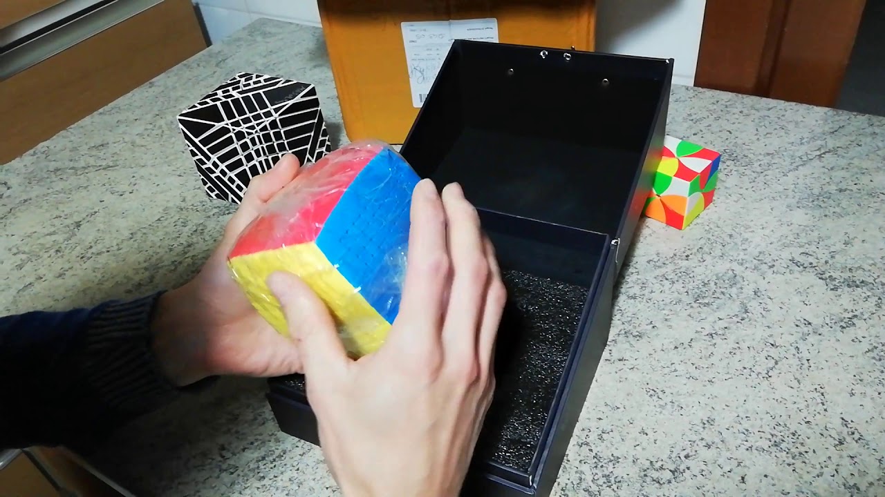 12x12x12 Cube (Shengshou) and Eight Petals Cube Unboxing and Scramble 👍 ...