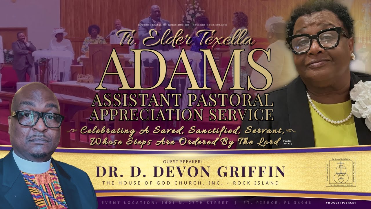 Asst. Pastoral Celebration honoring Tr. Elder Texella Adams with ...