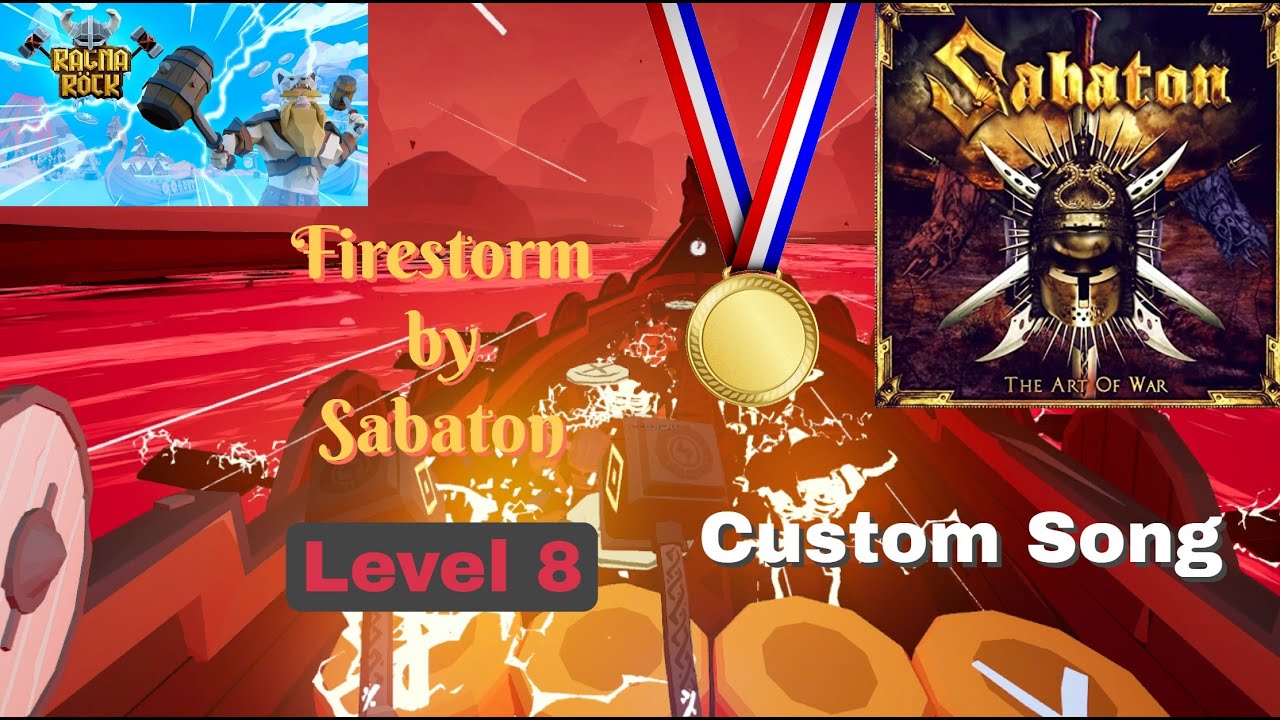 Ragnarock VR - Firestorm | Sabaton [Lv8] (GOLD MEDAL) - YouTube