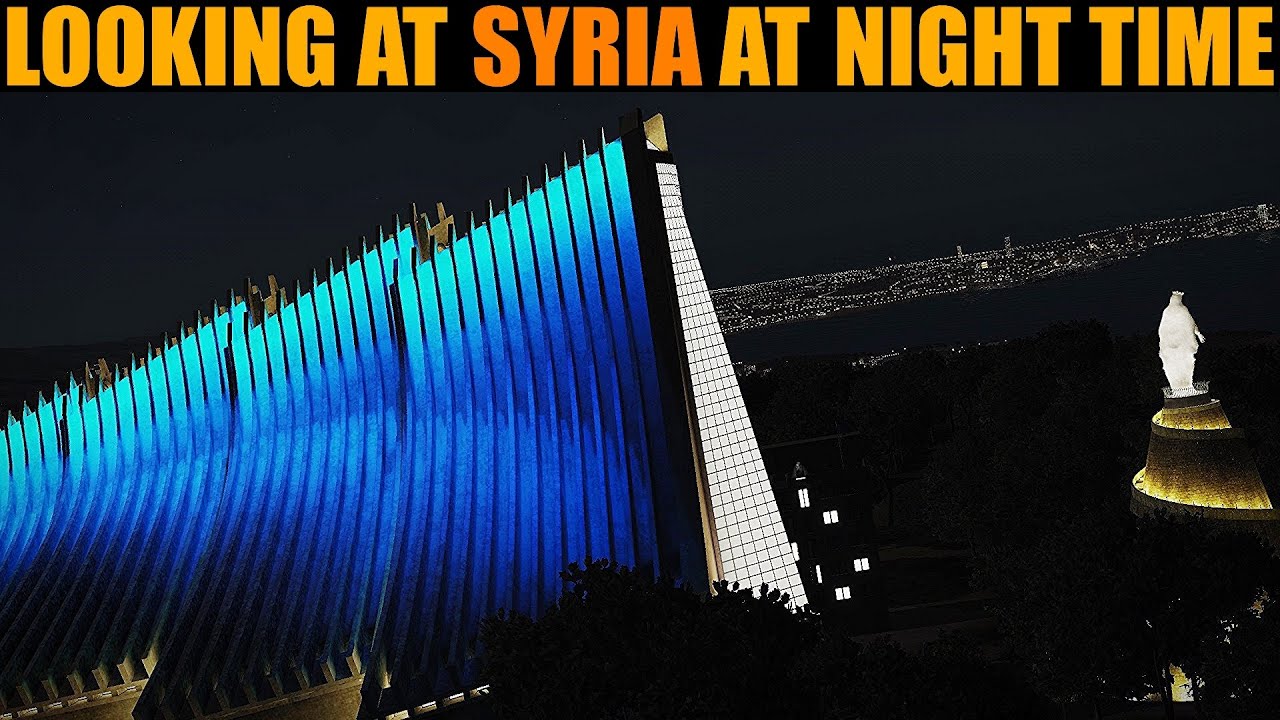 Syria Map: Exploring at Night | DCS WORLD - YouTube