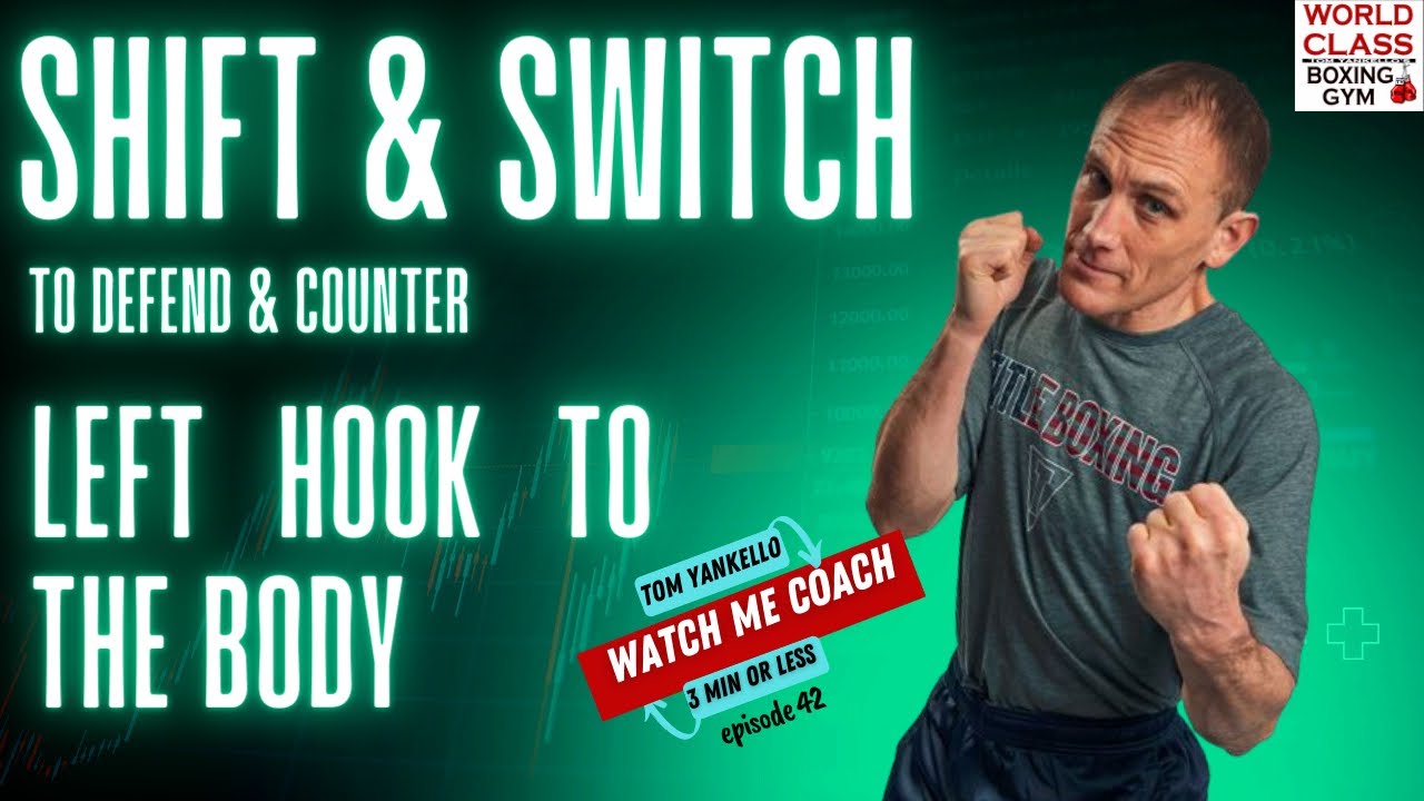 How to use a shift and a switch to defend and counter a left hook to ...