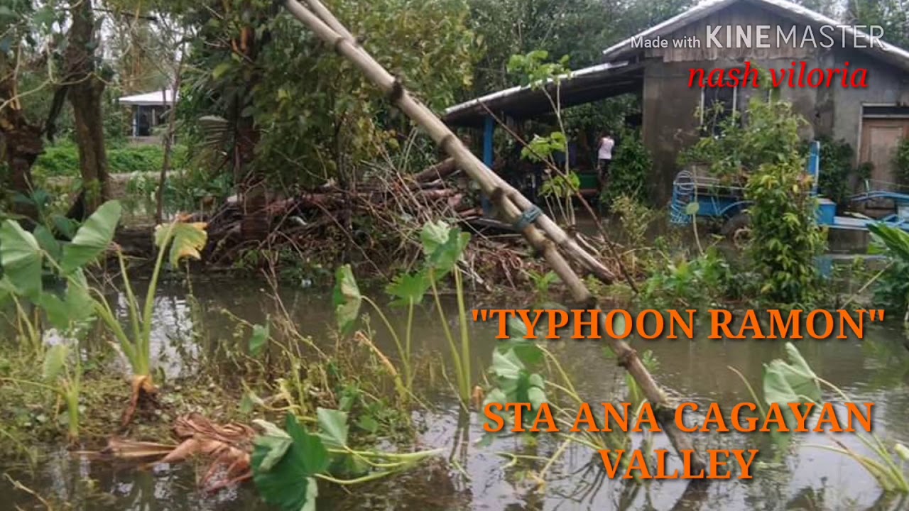 typhoon ramon hit at sta ana cagayan valley - YouTube