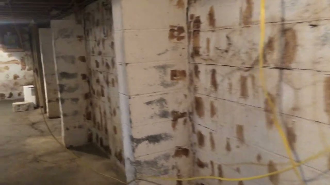Failed Foundation Wall and Pilaster Inspection - YouTube