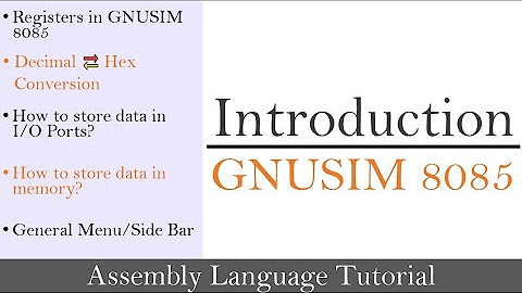 Assembly Language Tutorial - YouTube