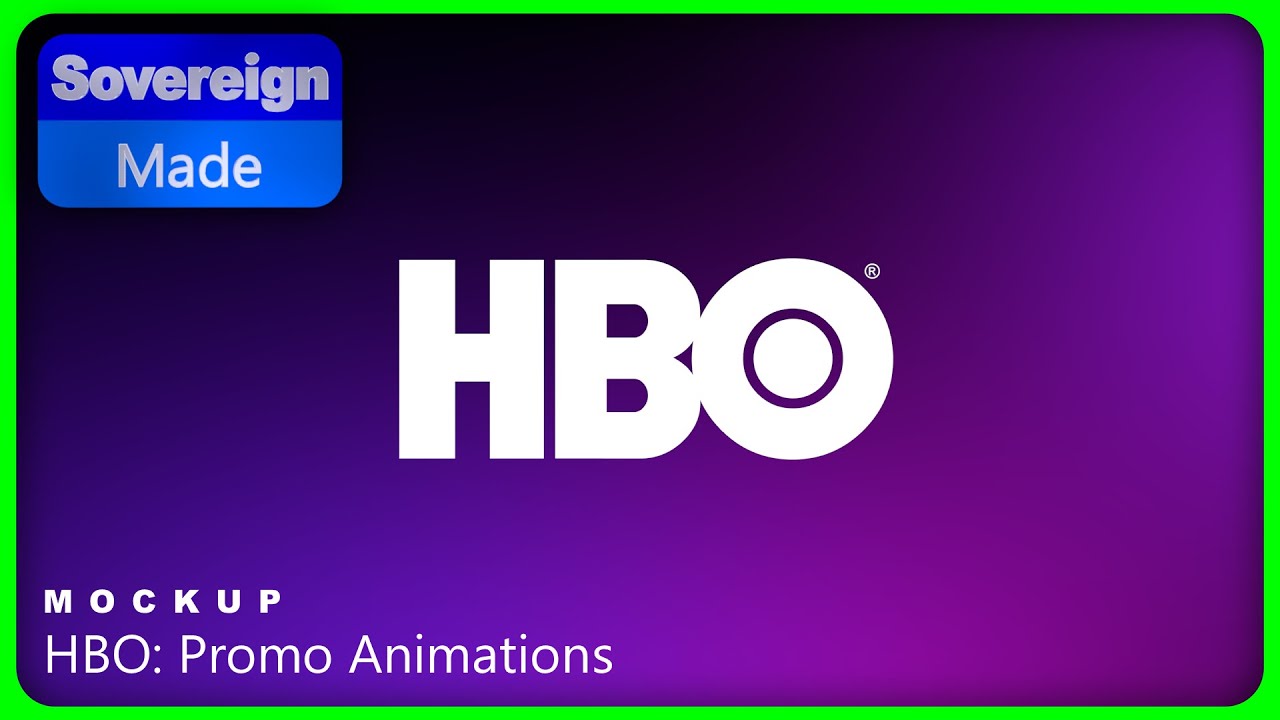 HBO Branding (2024) - Promo Open/Close Tags | Mockup | SovereignMade ...